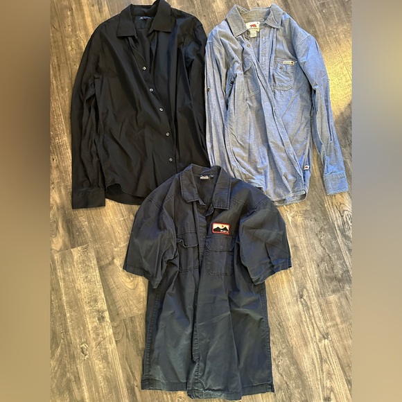 GAP | Shirts | Mens Ml Button Down Shirt Lot | Poshmark